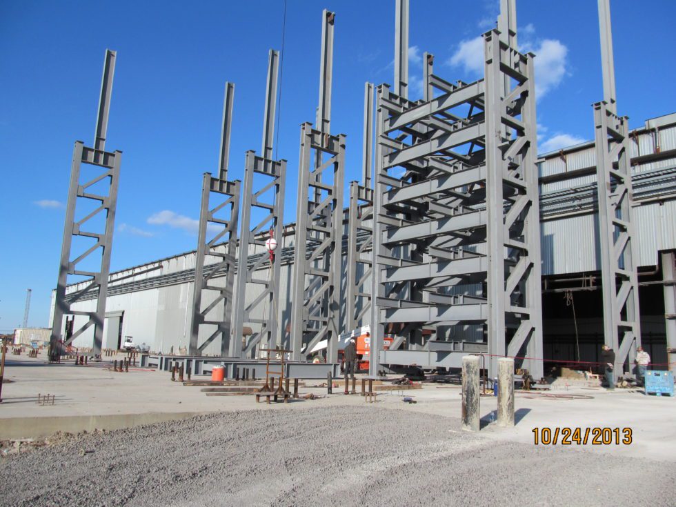 Nucor-Yamato Roll Storage Building | CSD Structural Engineers