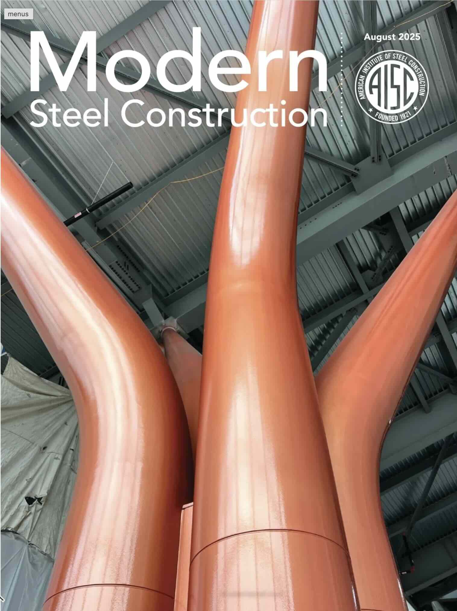 Pittsburgh International Airport project featured in Modern Steel Construction | CSD Structural ...